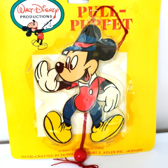Disney | Other | Walt Disney Mickey Mouse Pull Puppet | Poshmark